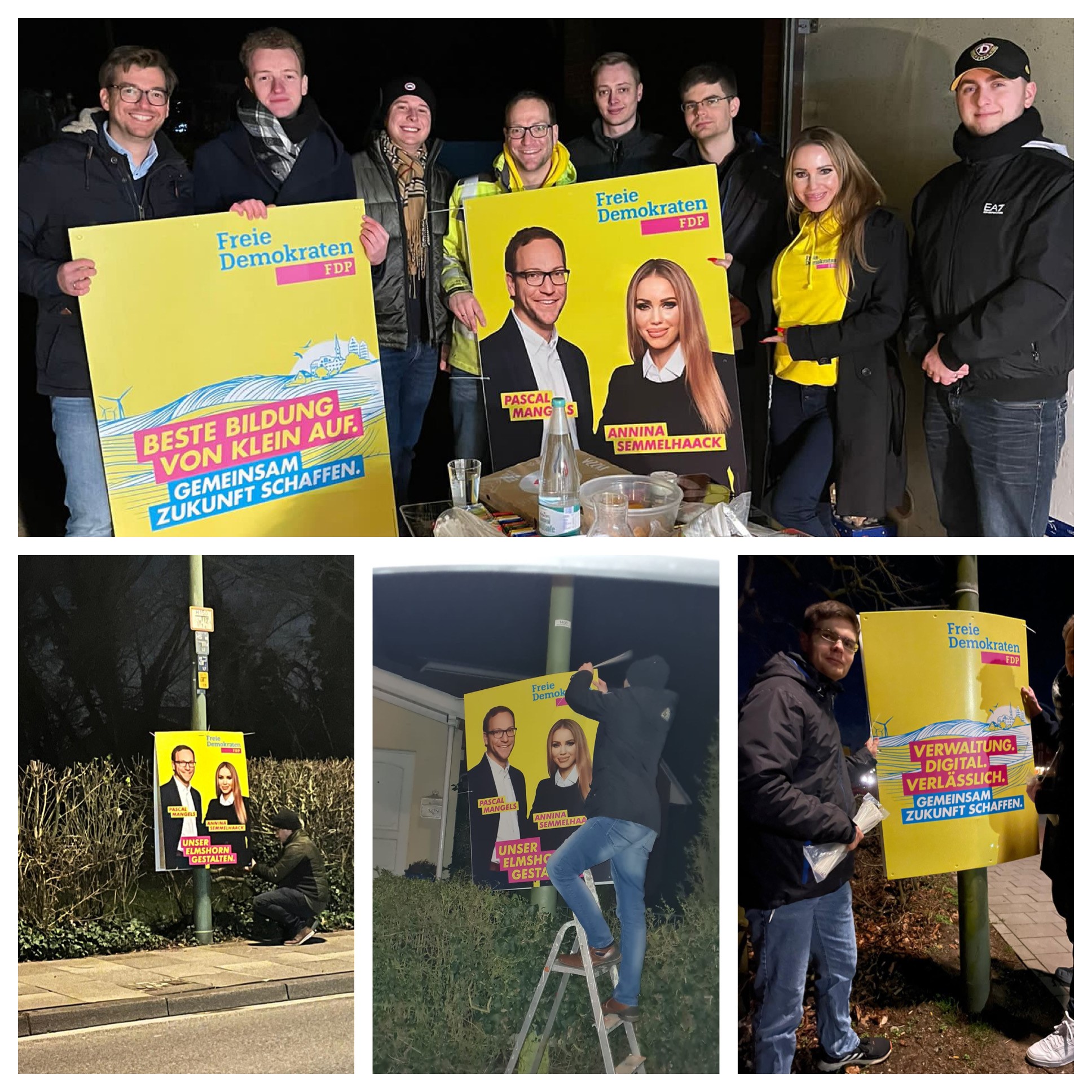 Mitten in der Nacht: Auftakt in den Wahlkampf zur Kommunalwahl - FDP ...