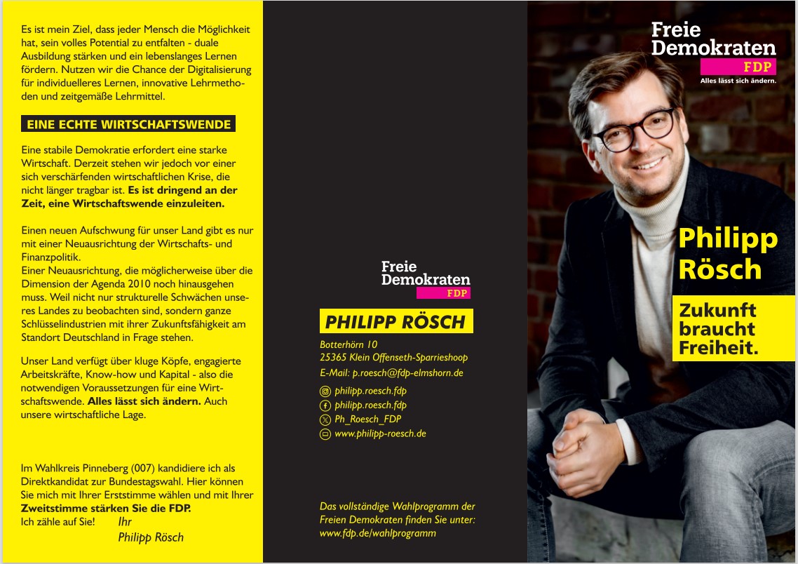 Bundestagswahl 2025 - FDP Elmshorn